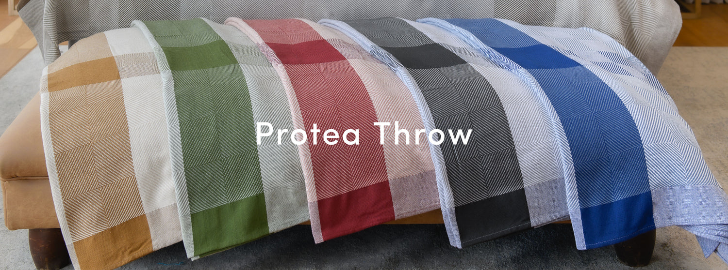 Haven & Earth Protea Throw – Aranda Textile Mills